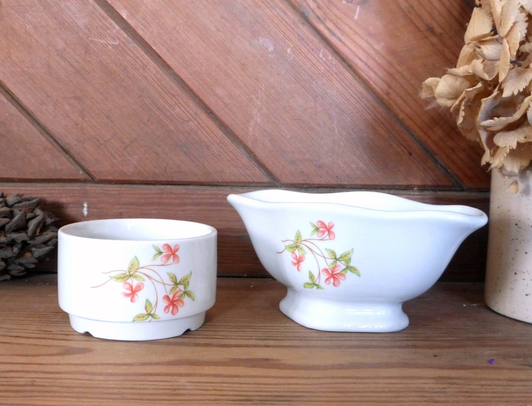 Rare Pair of Delightful French Vintage APILCO White Porcelain - Etsy