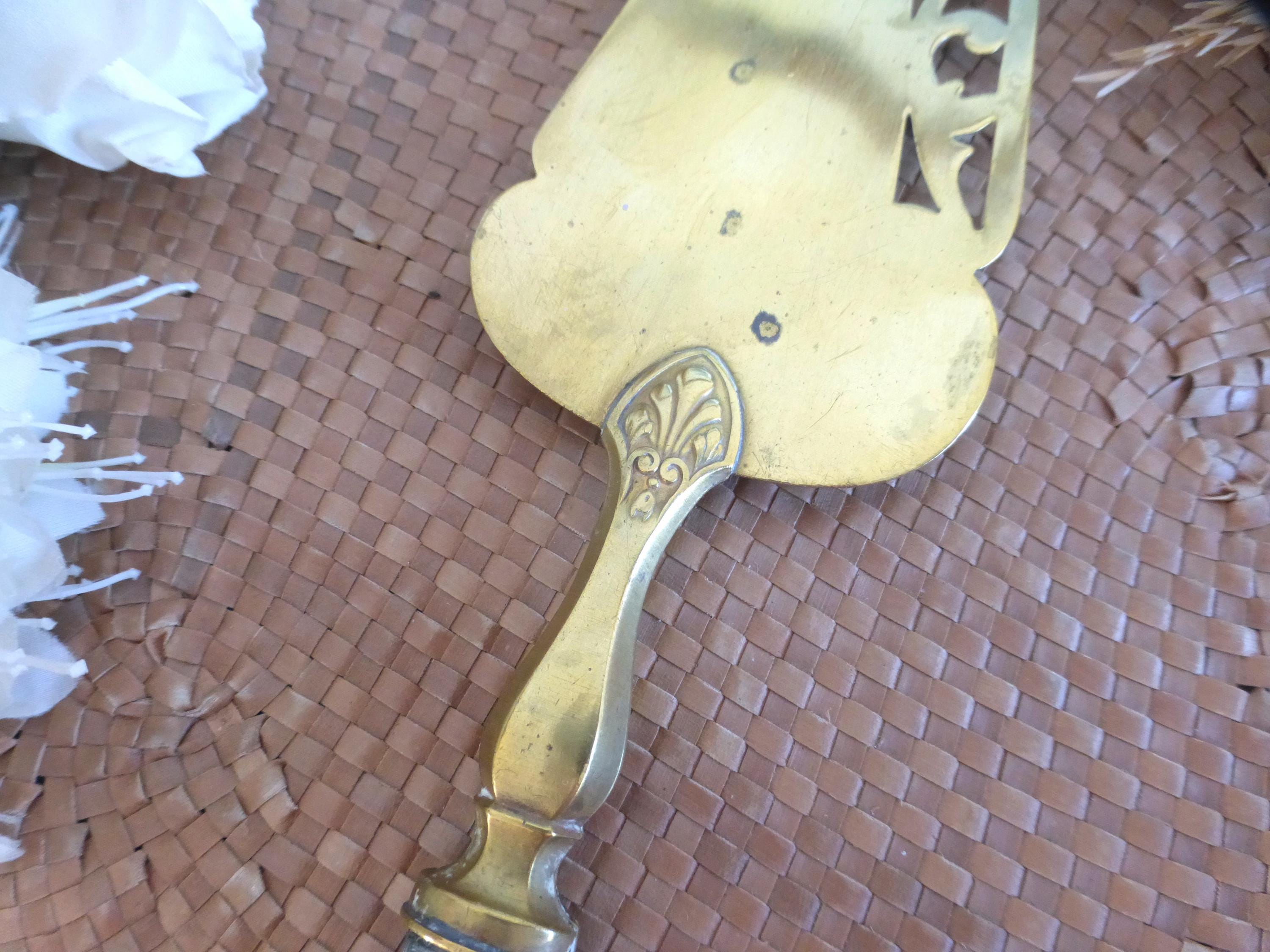 Fabulous French Antique Silver and Gold-plated Vermeil Cake Slicer ...