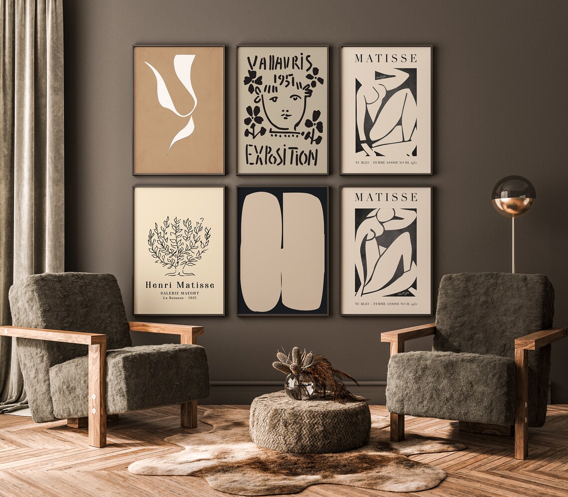 Printable Gallery Wall Art Set Poster Bundle Henri Matisse - Etsy UK