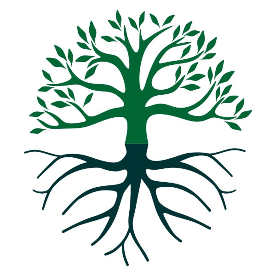 Tree Roots Cuttable Design PNG DXF SVG & Eps File for - Etsy