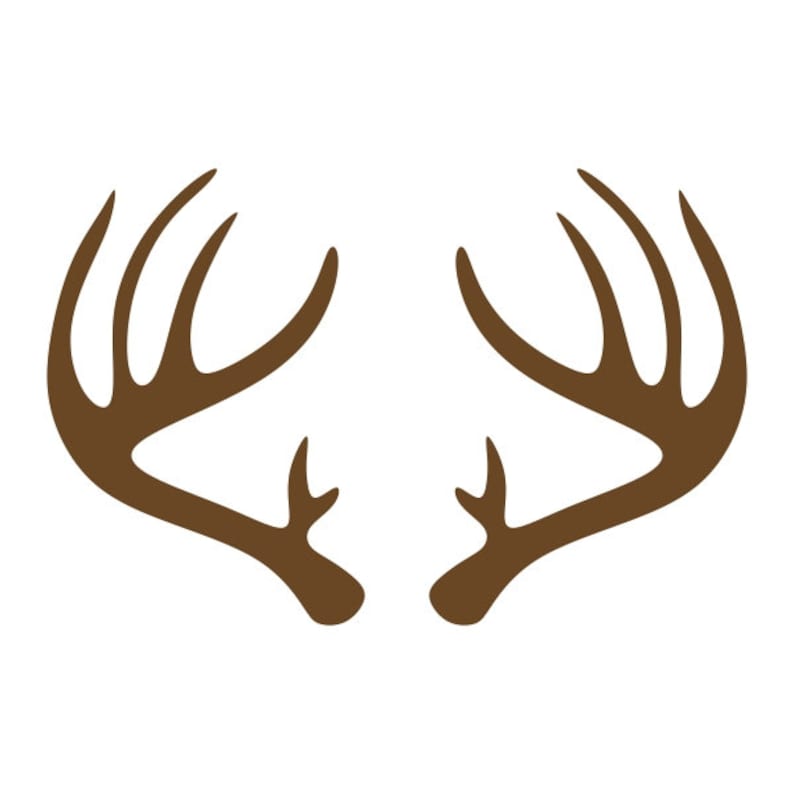 Reindeer Deer Antlers Cuttable Design Png Dxf Svg And Eps File Etsy