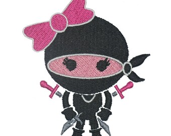 Ninja Embroidery | Etsy