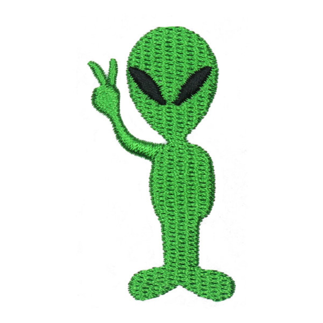 Alien Embroidery Design Instant Download PES DST - Etsy