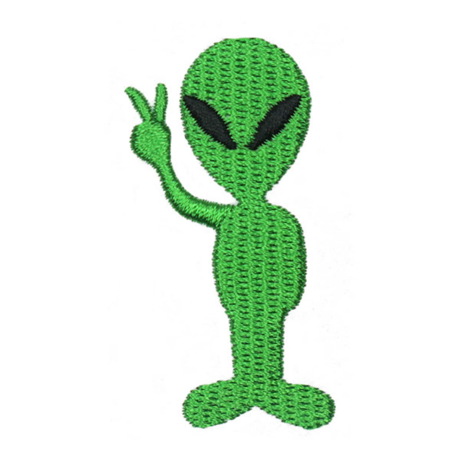 Alien Embroidery Design Instant Download PES DST - Etsy