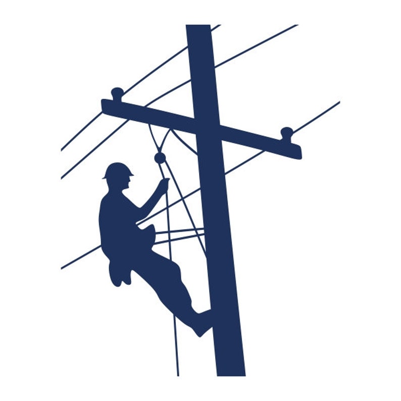 Lineman Cuttable Design PNG DXF SVG & Eps File for Silhouette - Etsy
