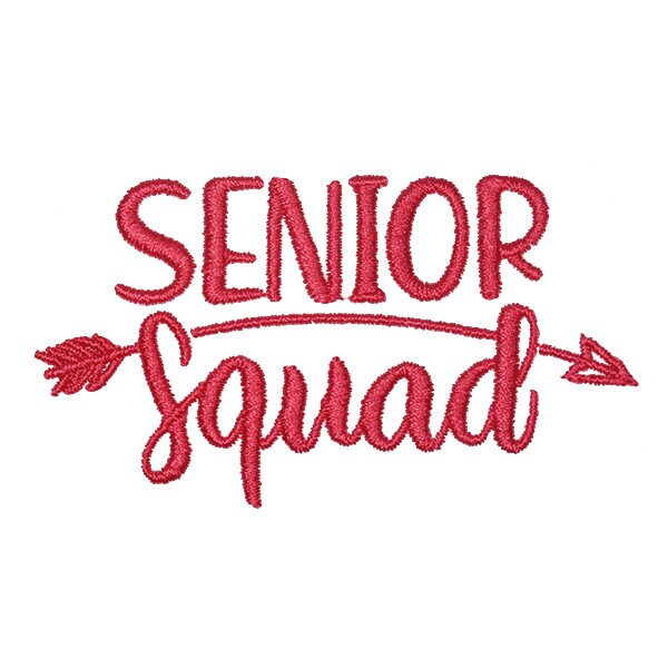 Junior Senior Squad Embroidery Design Instant Download PES - Etsy