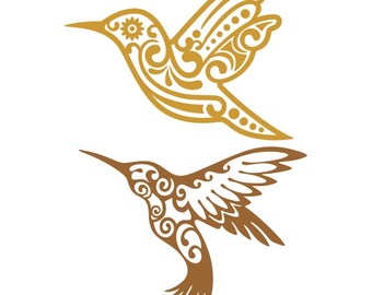 Humming Bird Dxf - Etsy