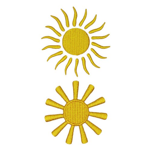 Cartoon Sun Embroidery Design File Instant Download - Etsy