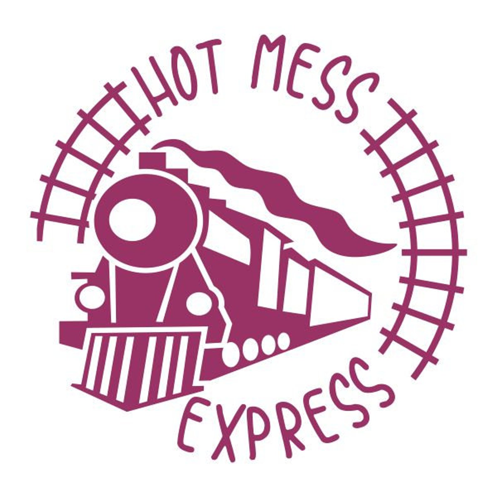 Hot Mess Express Cuttable Design PNG DXF SVG & Eps File for - Etsy
