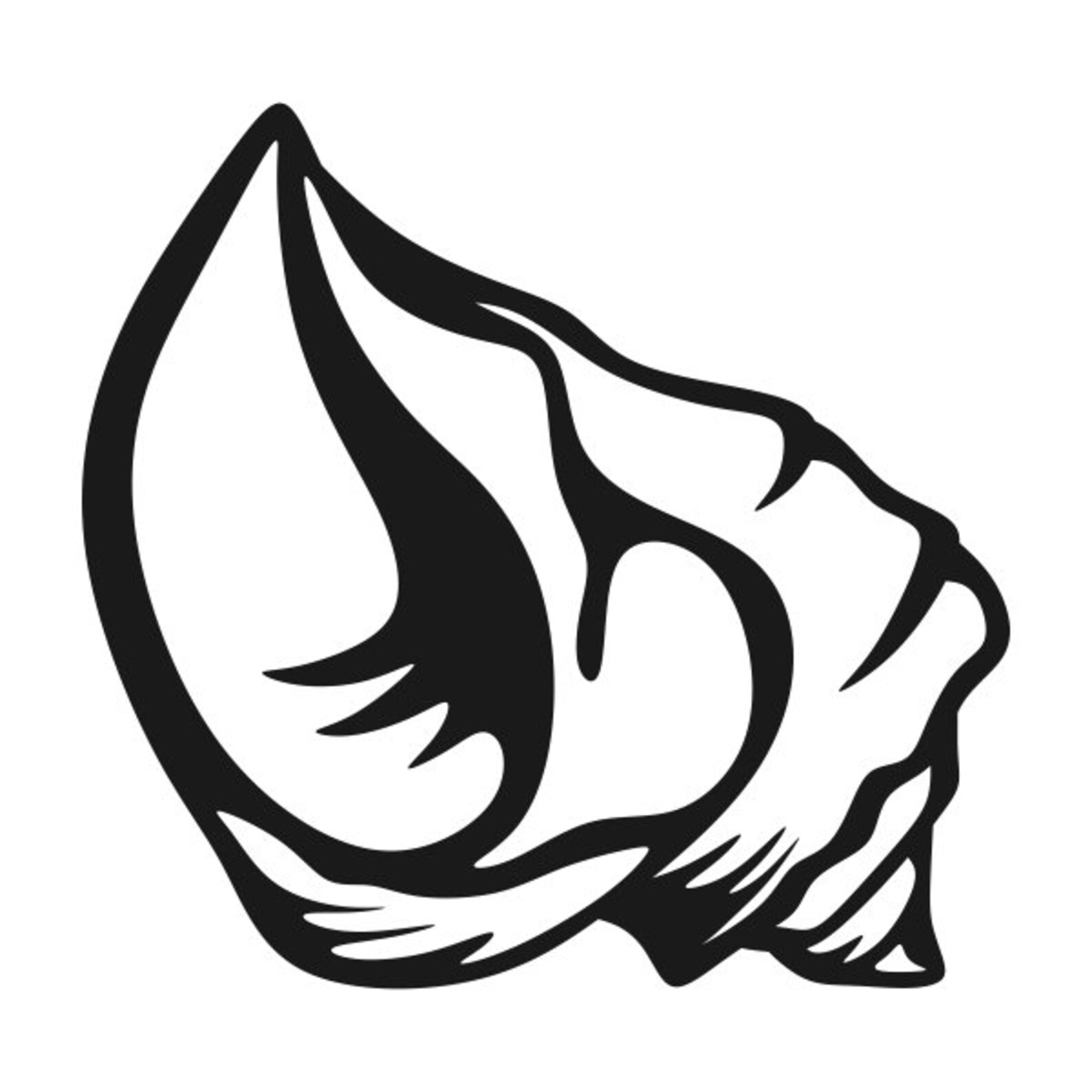 Sea Shell Cuttable Design PNG DXF SVG & Eps File for - Etsy