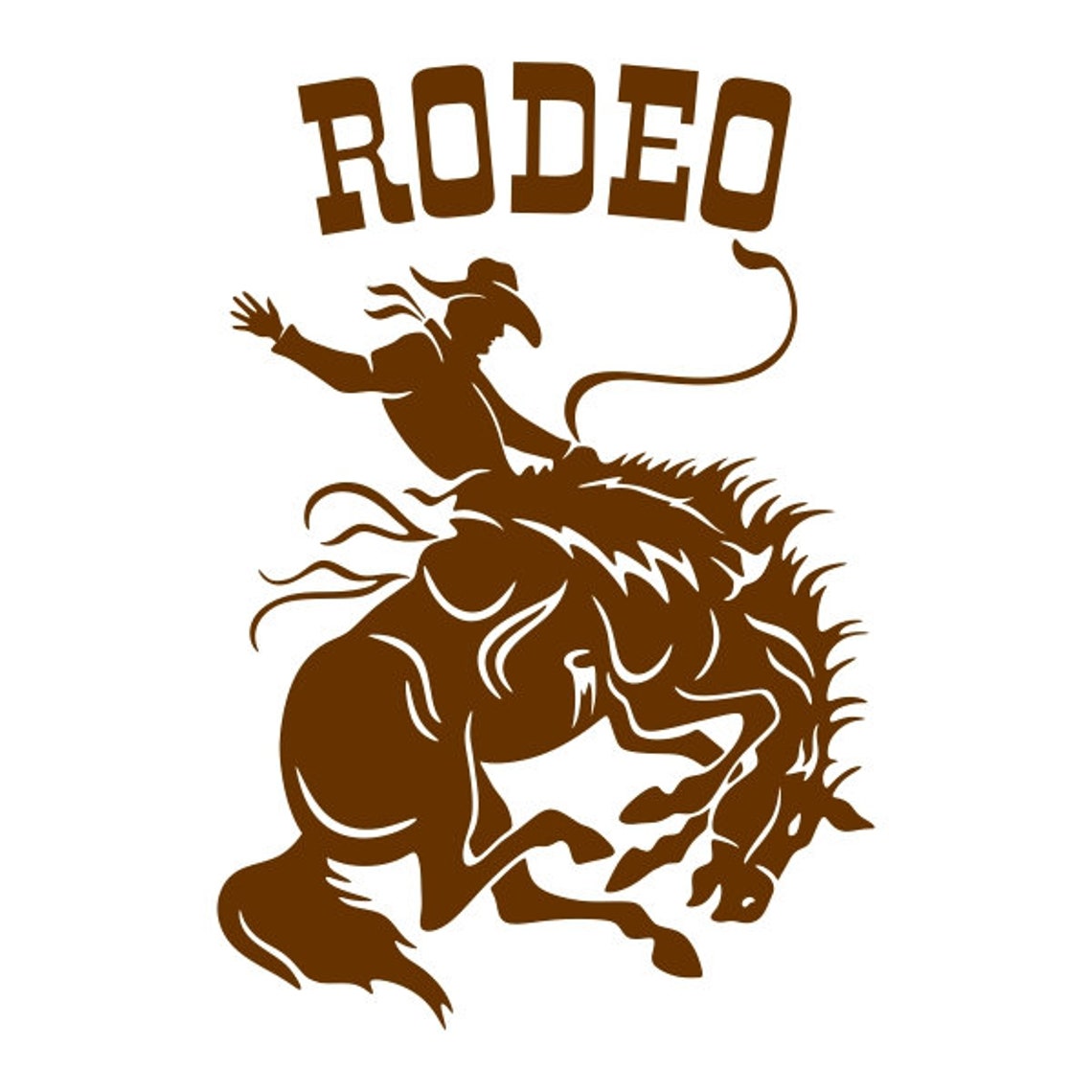 Rodeo Cuttable Design PNG DXF SVG & Eps File for Silhouette | Etsy