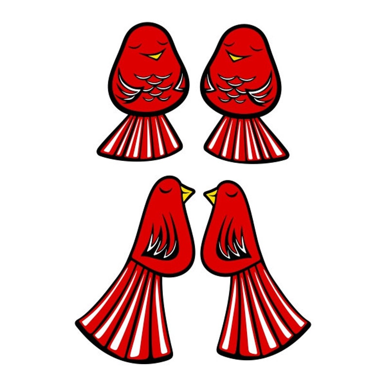 Happy Love Bird Couple Cuttable Design PNG DXF SVG & Eps File - Etsy