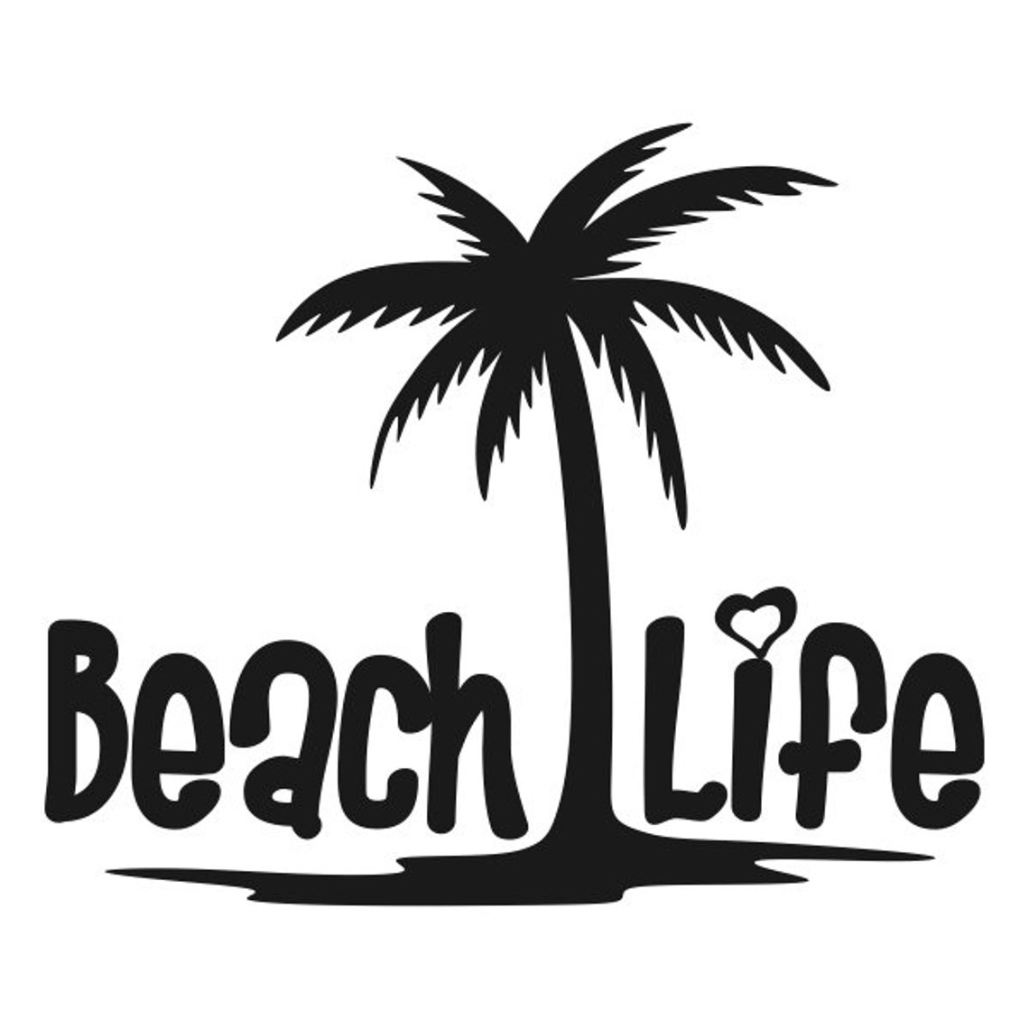 Beach Life Cuttable Design PNG DXF SVG & Eps File for - Etsy