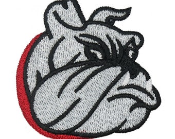 Bulldog Embroidery Design - Etsy