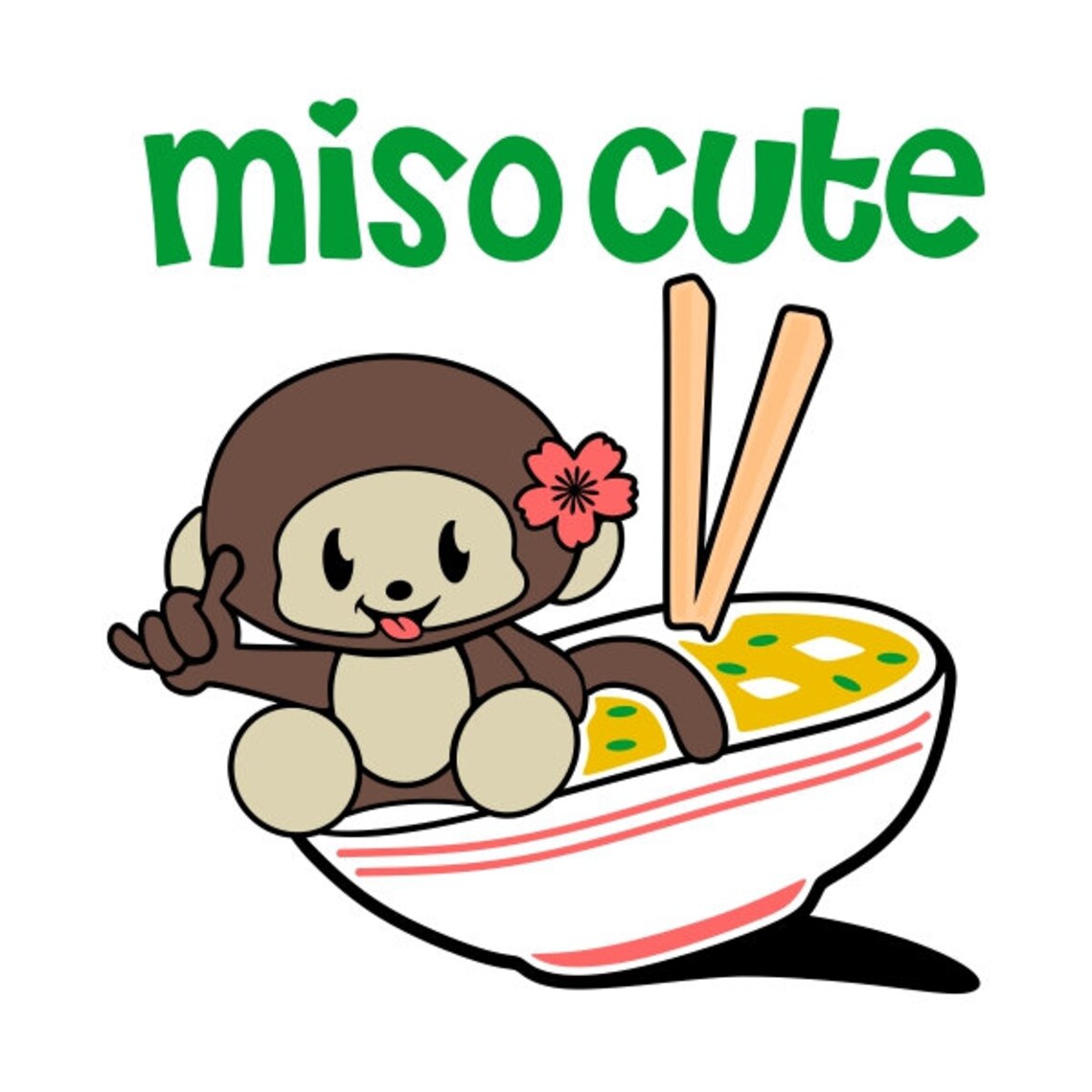Cute Miso Cuttable Design PNG DXF SVG & Eps File for - Etsy