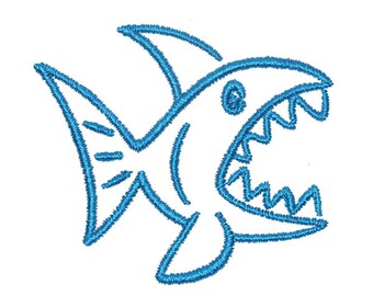 Halibut Fish Embroidery Design Instant Download - Etsy