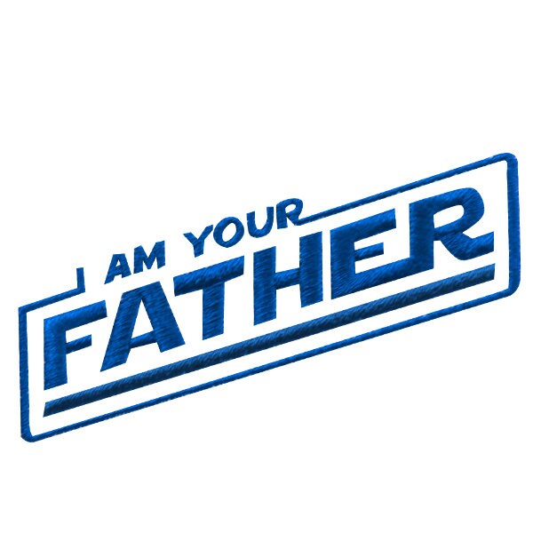 I am your Father Embroidery Design Instant Download PES DST | Etsy