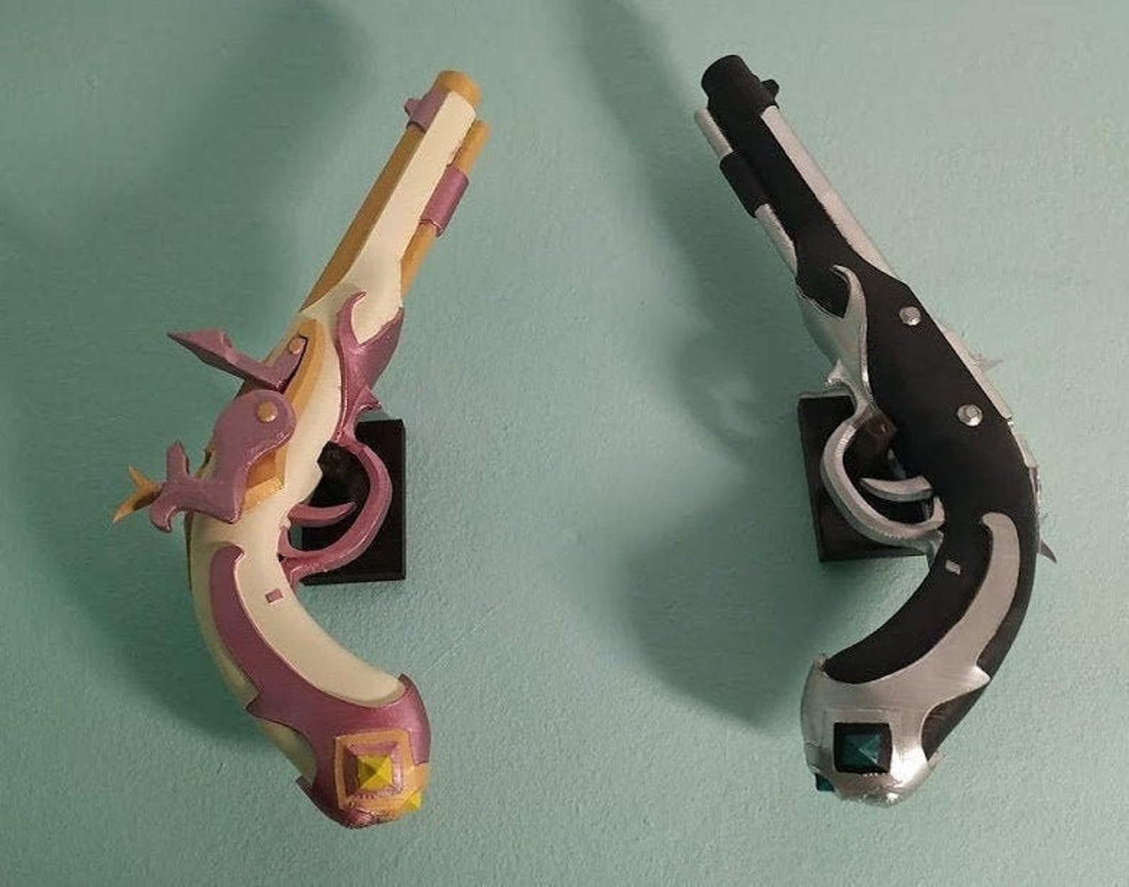 Obsidian Flintlock / Ebon pistol Sea of thieves Fanmade | Etsy