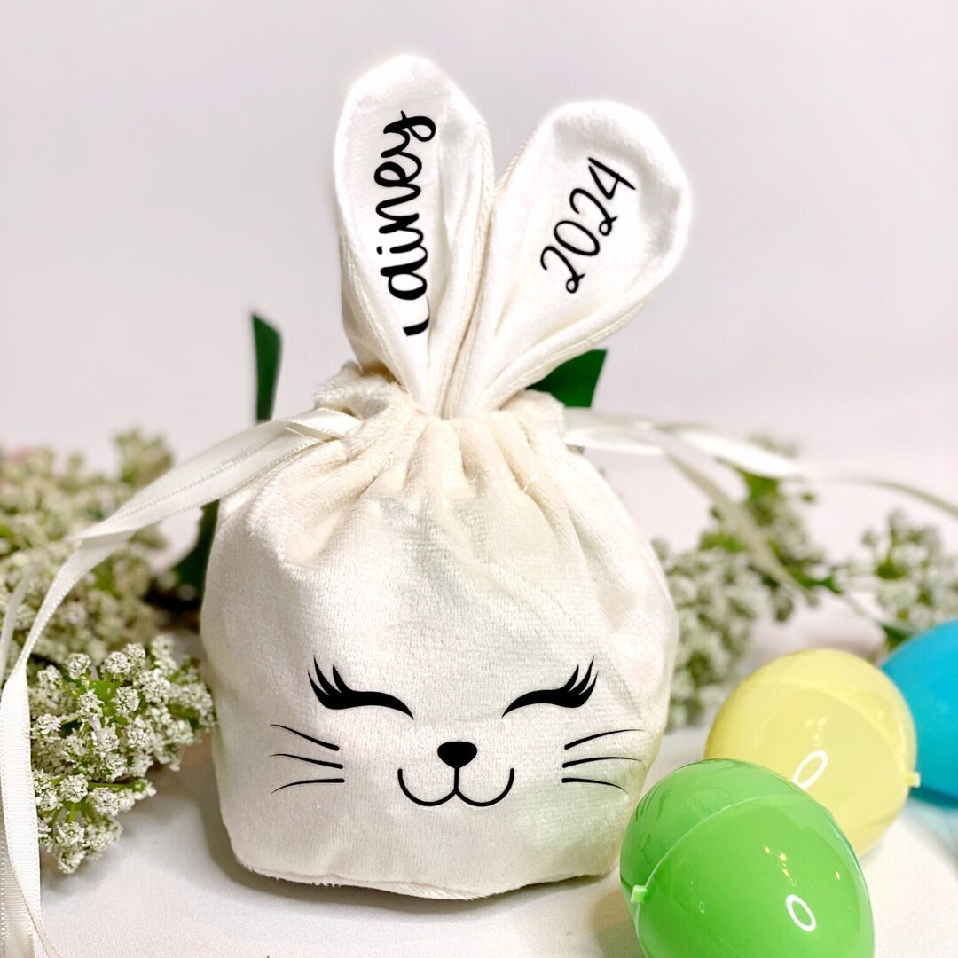 Personalized Easter Bag, Easter Bunny Bag, Personalized Bunny Bag ...