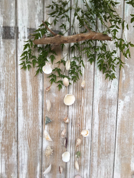 Sea Shells and Driftwood Wind Chime / Hanger | Etsy