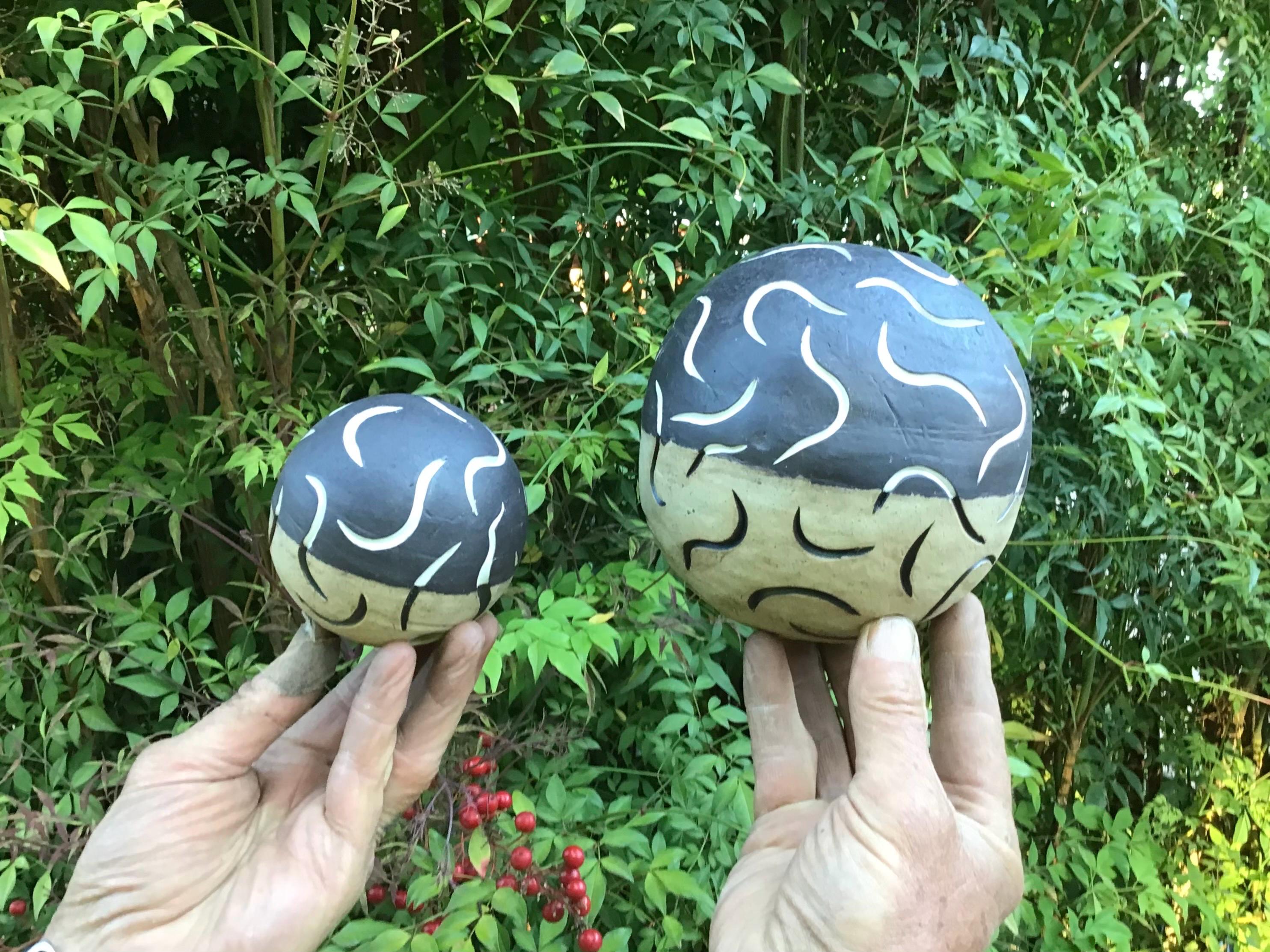 Pottery Totem Pole, Yard Art, Garden Sculpture. Elegant and Earthy ...