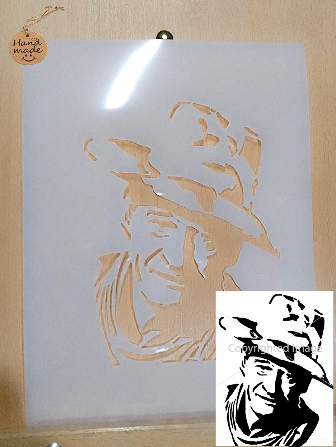 Cowboy Stencil Airbrush Art Stencil Available in 3 Sizes Mylar Ships ...