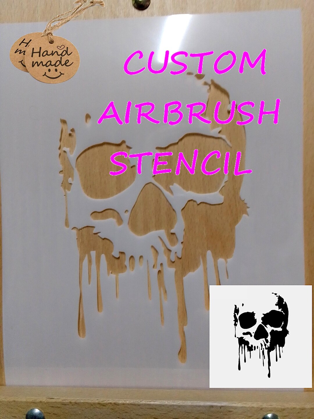 Custom Airbrush Stencil to Your Design 300 Micron Ships Worldwide. - Etsy