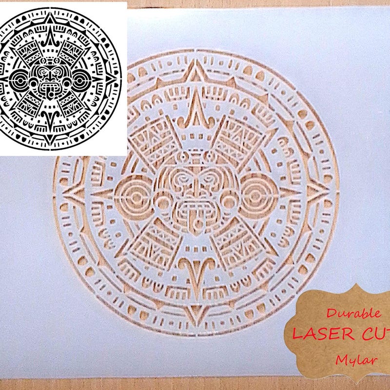 Mayan Stencil - Etsy
