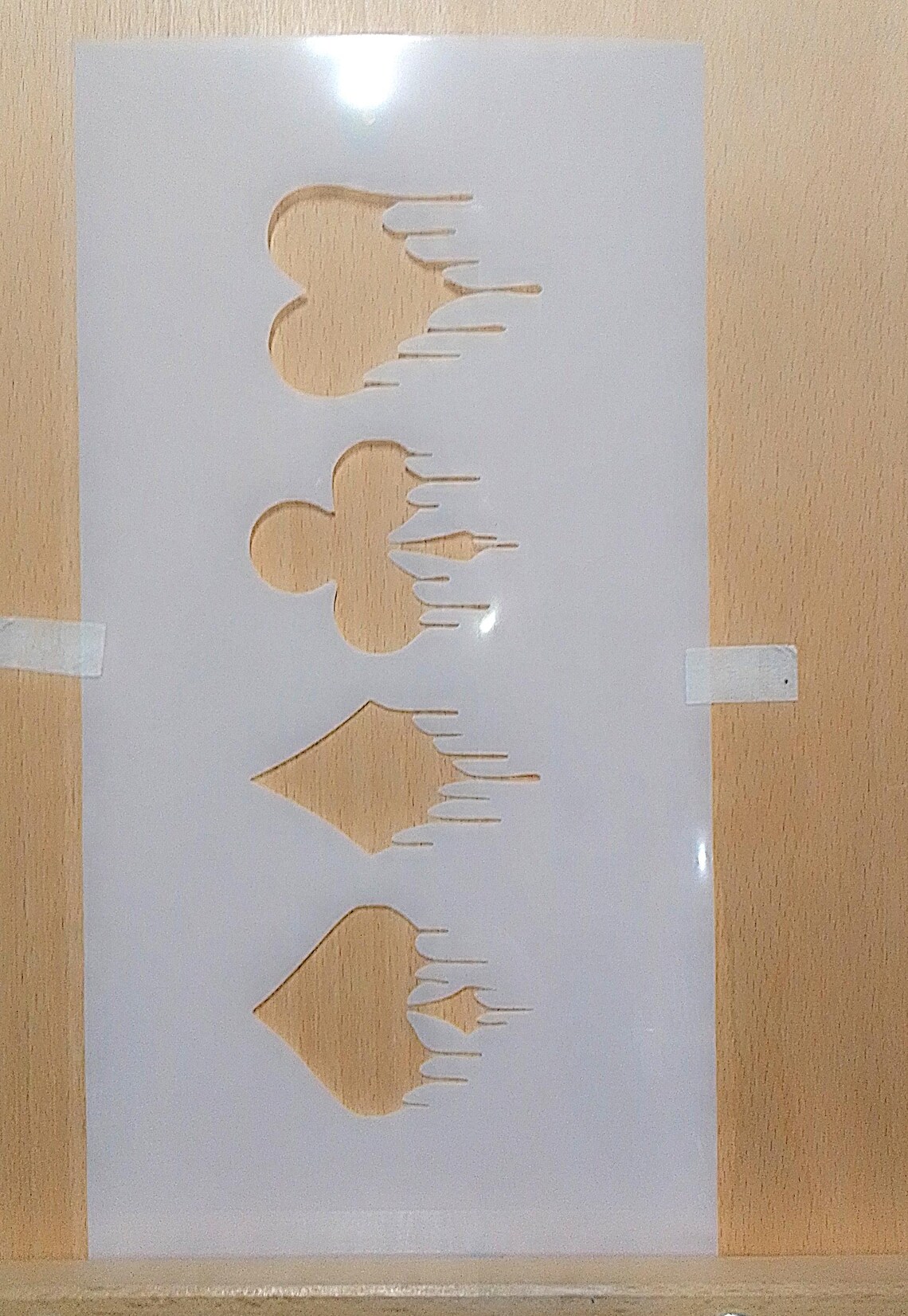 Dripping Cards Airbrush Art Stencil Available in 7 Sizes Mylar Ships ...