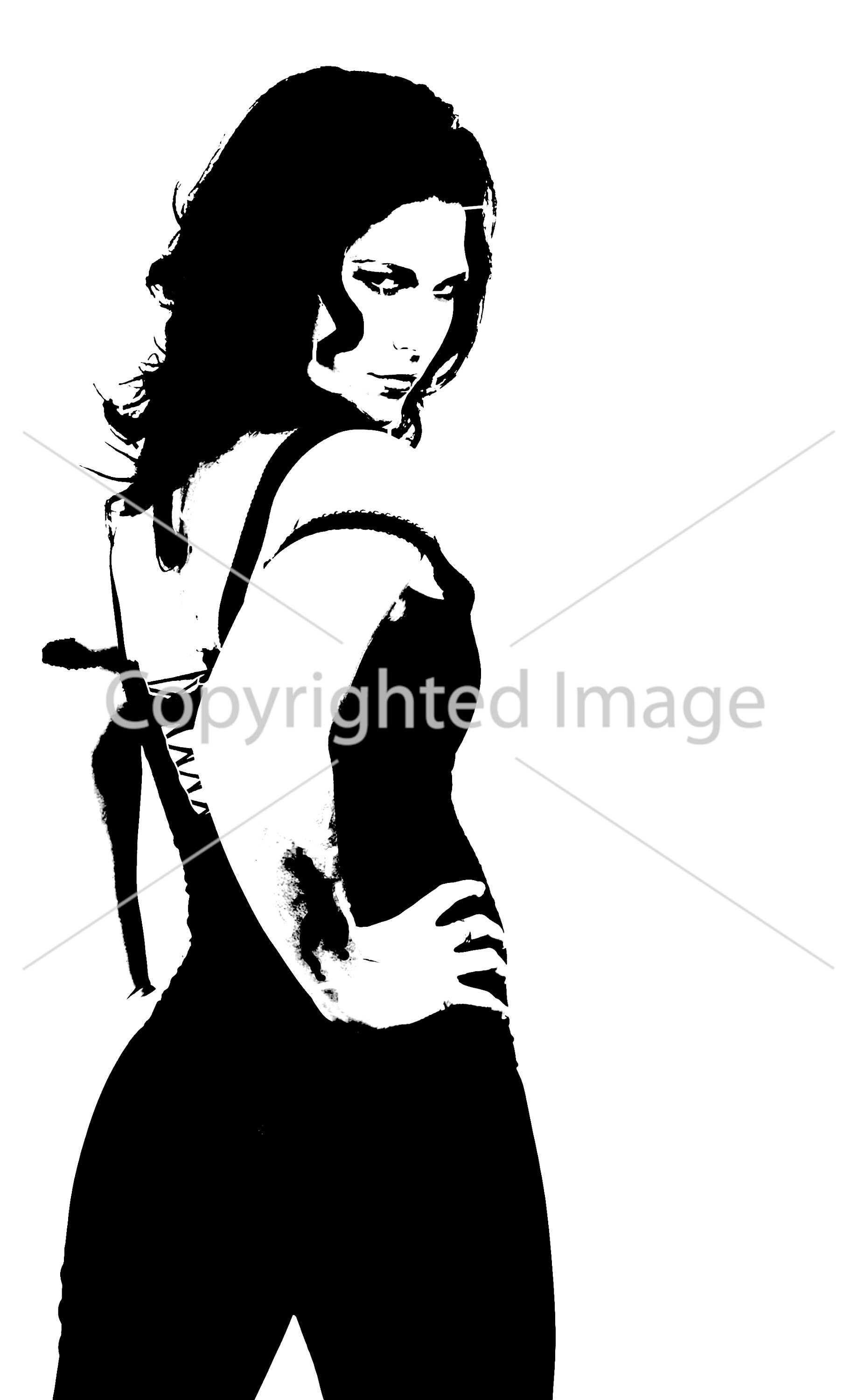 Girl Airbrush Stencils