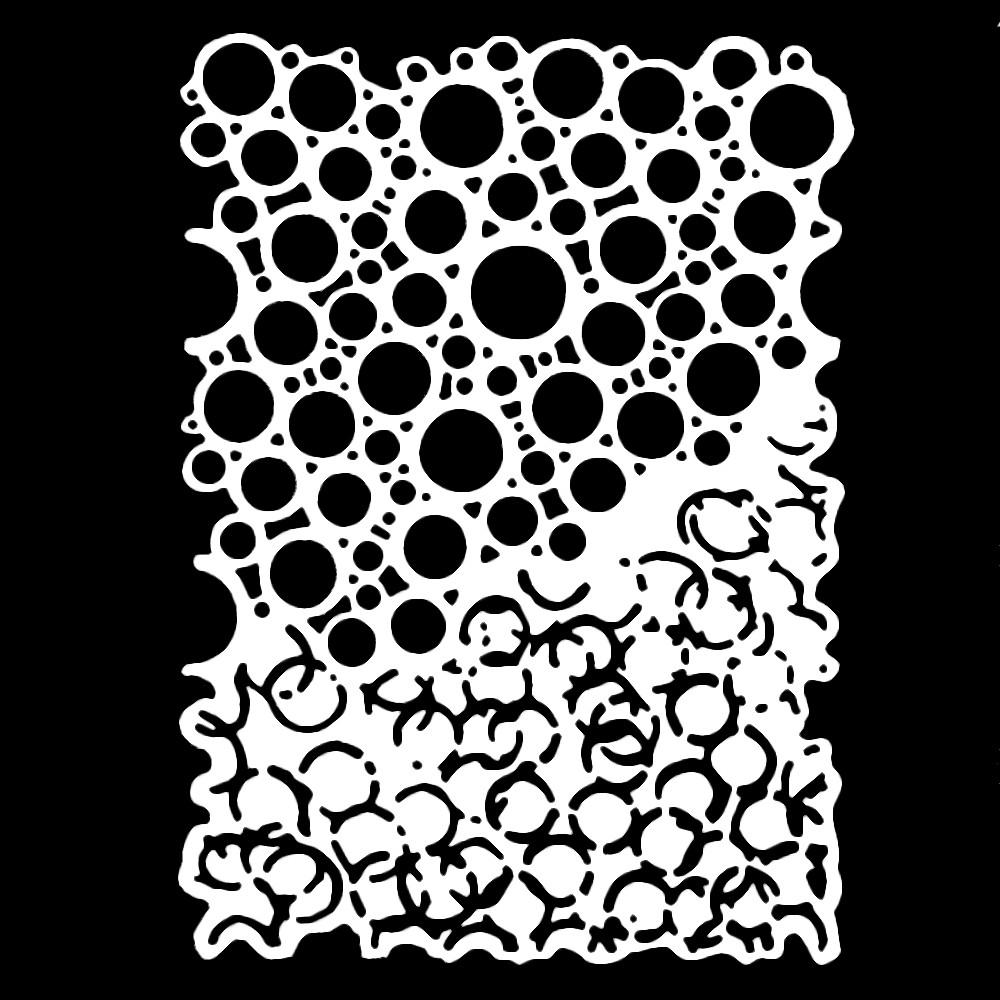Circle Texture Airbrush Stencil Mylar Ships Worldwide. - Etsy