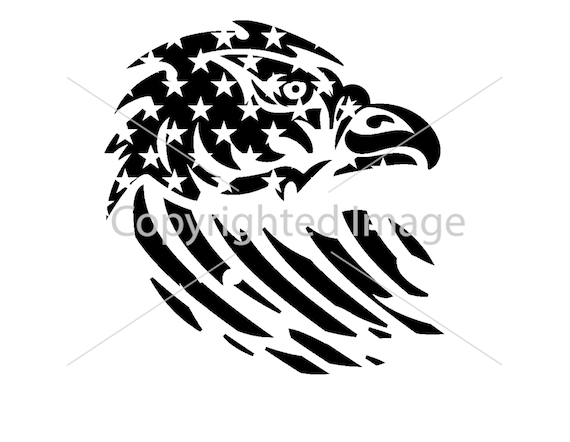 Eagle Airbrush Stencil