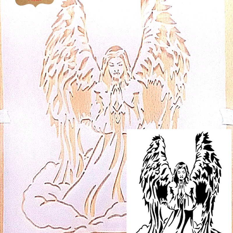 Angel Stencils - Etsy