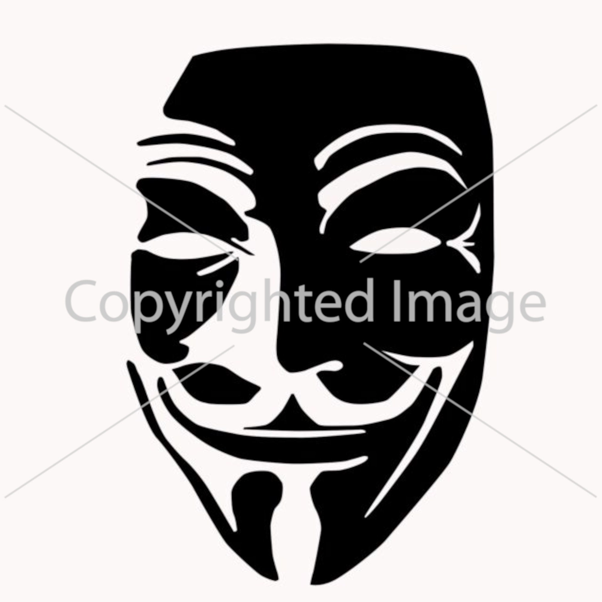 Anonymous Mask Stencil
