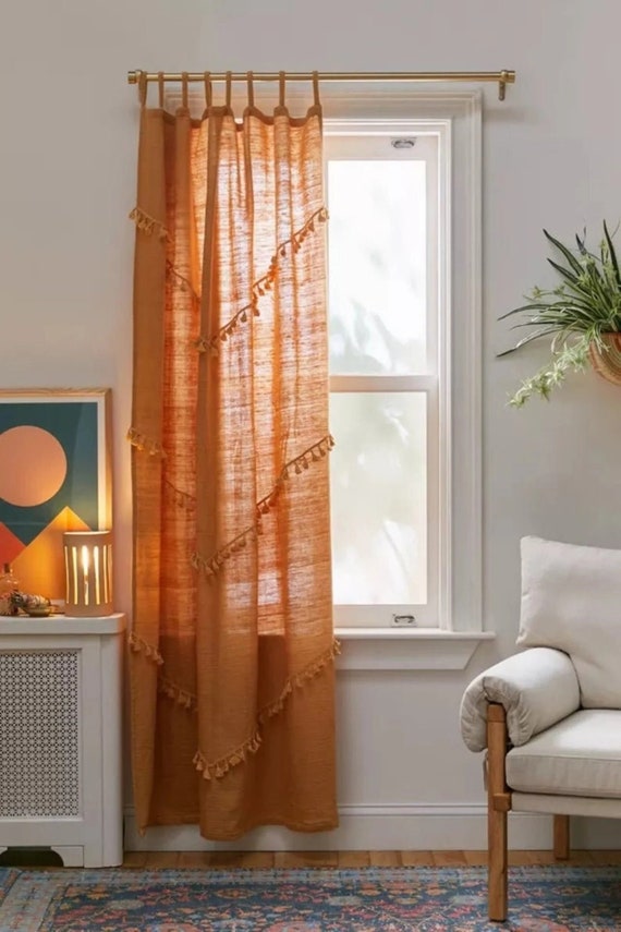 Cortinas De Ventana Bohemias CORTINAS Boho, Cortinas De Ventana 100%