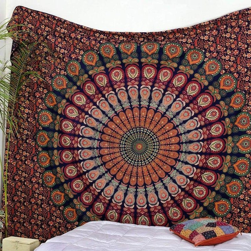 Hippie Tapestry - Etsy