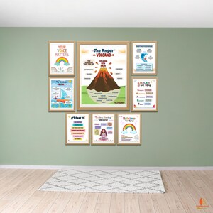 30 Mental Health Poster Counseling Office Therapy Decor SEL, Zones of ...