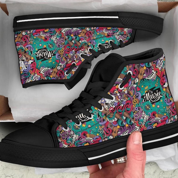 Music Note Shoes - Etsy