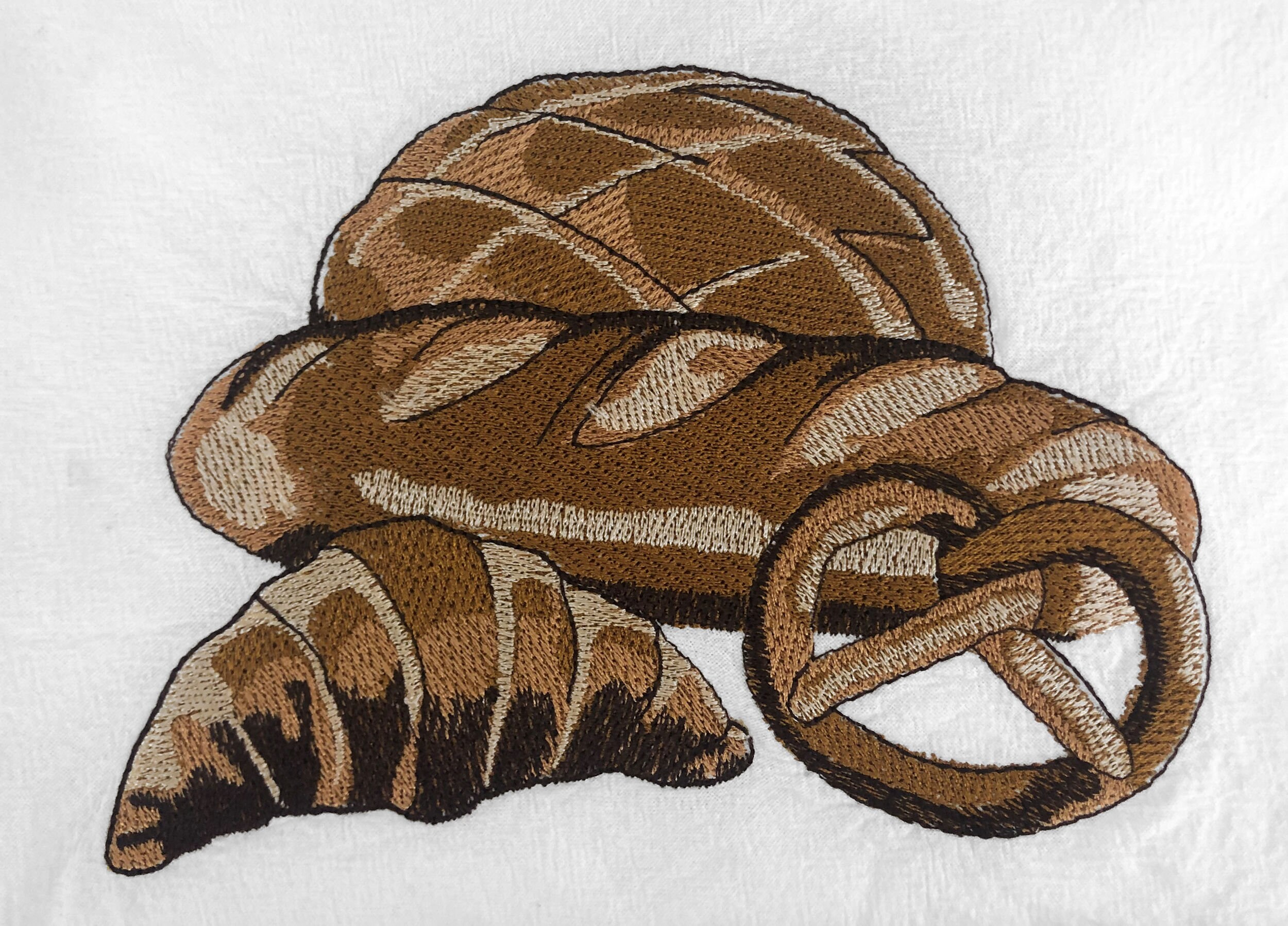 Our Daily Breads Embroidered Flour Sack Towel | Etsy