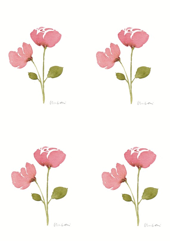 Printable Card Hand Drawn Simple Card Blank Card Instant | Etsy