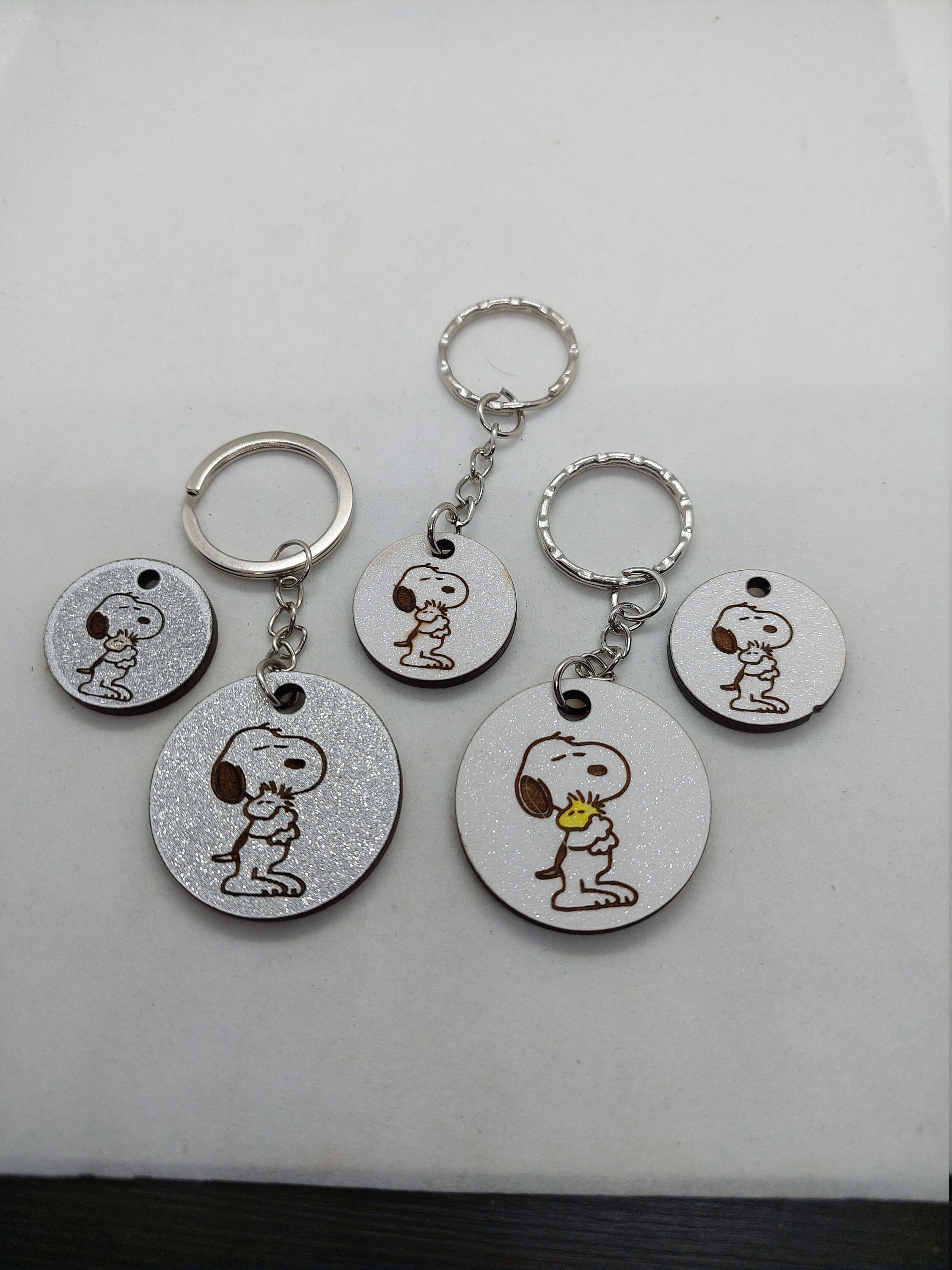 Snoopy and Woodstock Keychain - Etsy