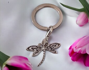 Keychain Dragonfly Perfume Bottle Keychain - Etsy