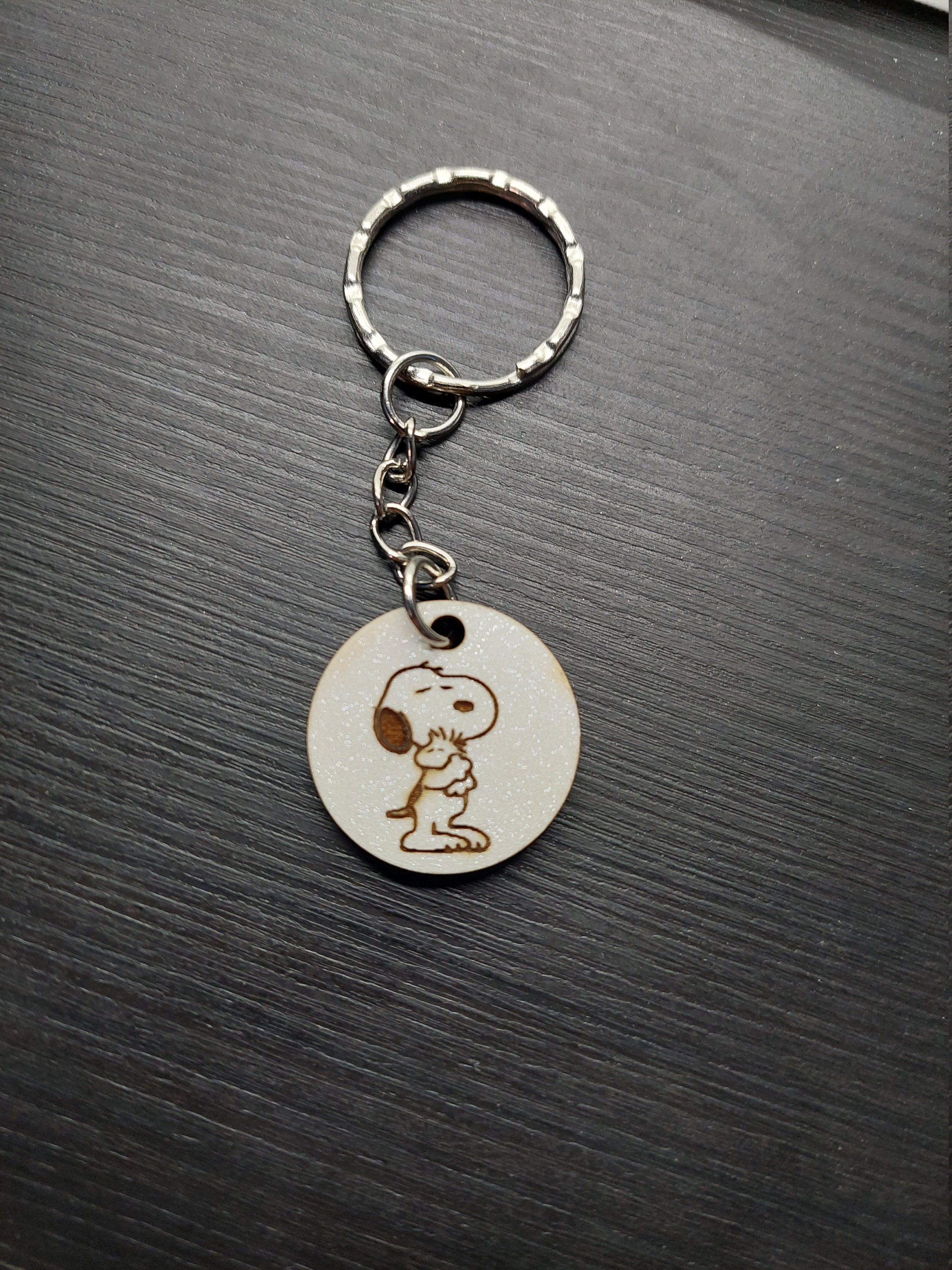 Snoopy and Woodstock Keychain - Etsy