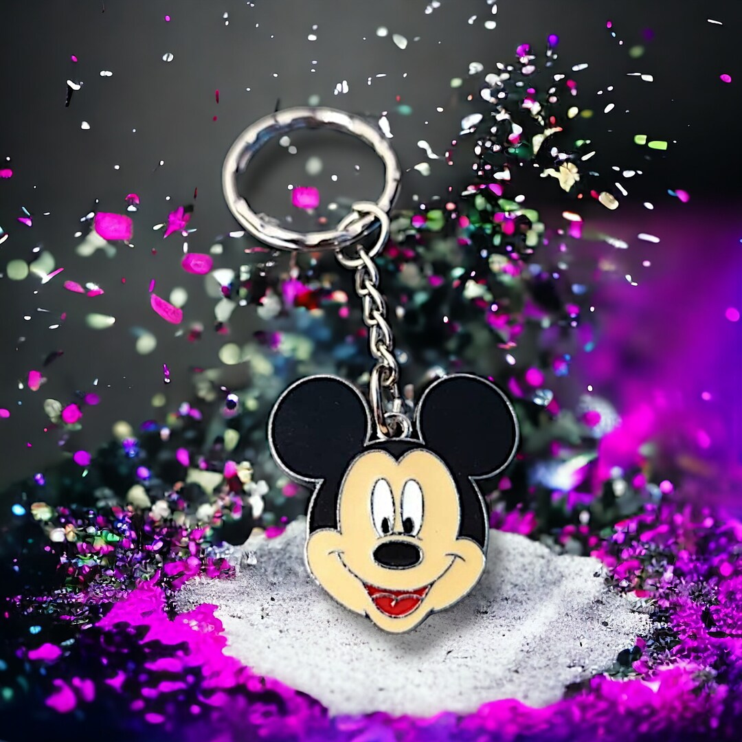 Mickey Mouse Keychain - Etsy