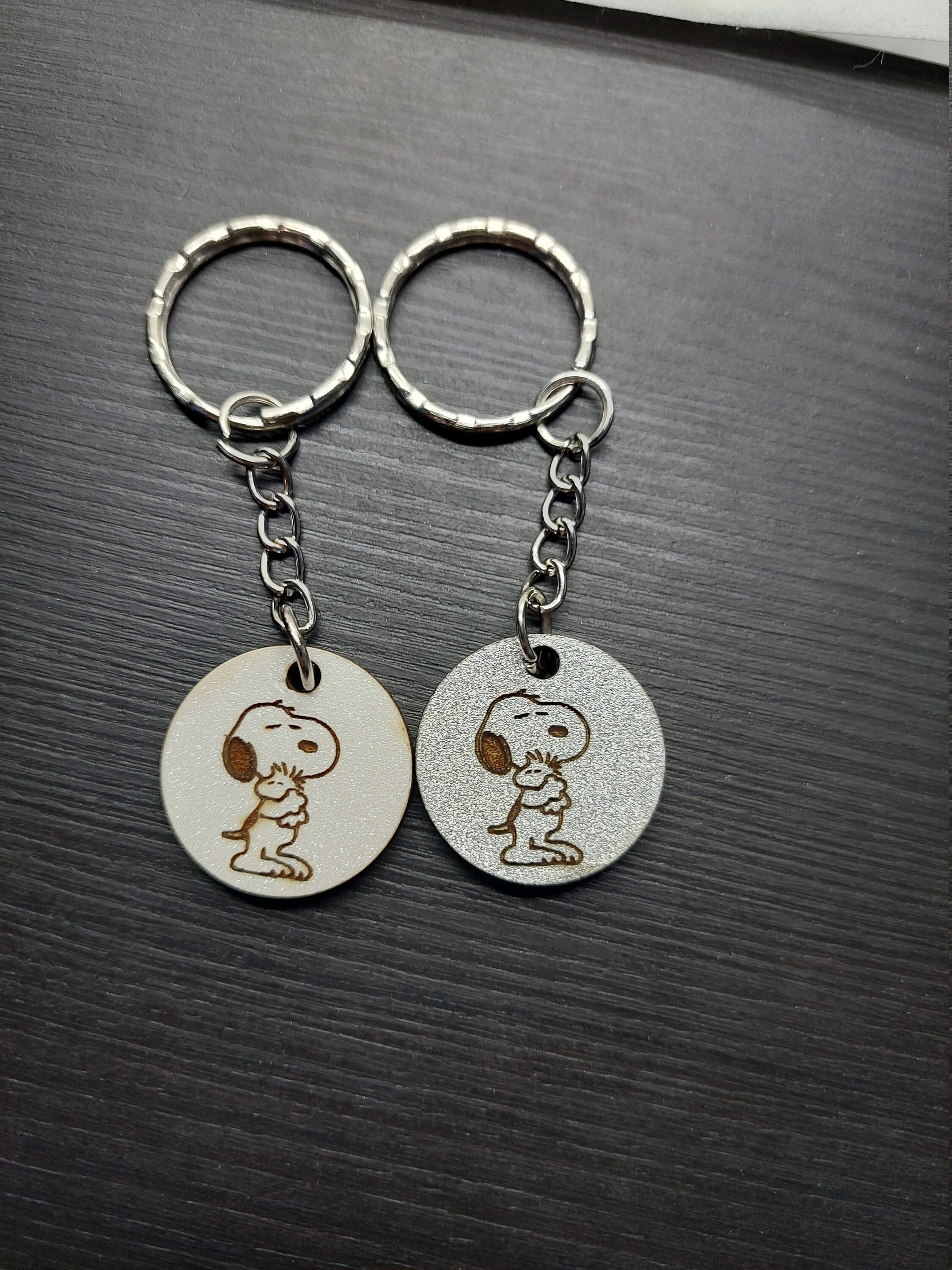 Snoopy and Woodstock Keychain - Etsy