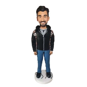 Custom Man Bobble Head for Father's Day, Personalized Birthday ...