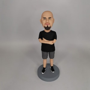 Custom Man Bobble Head for Father's Day, Personalized Birthday ...