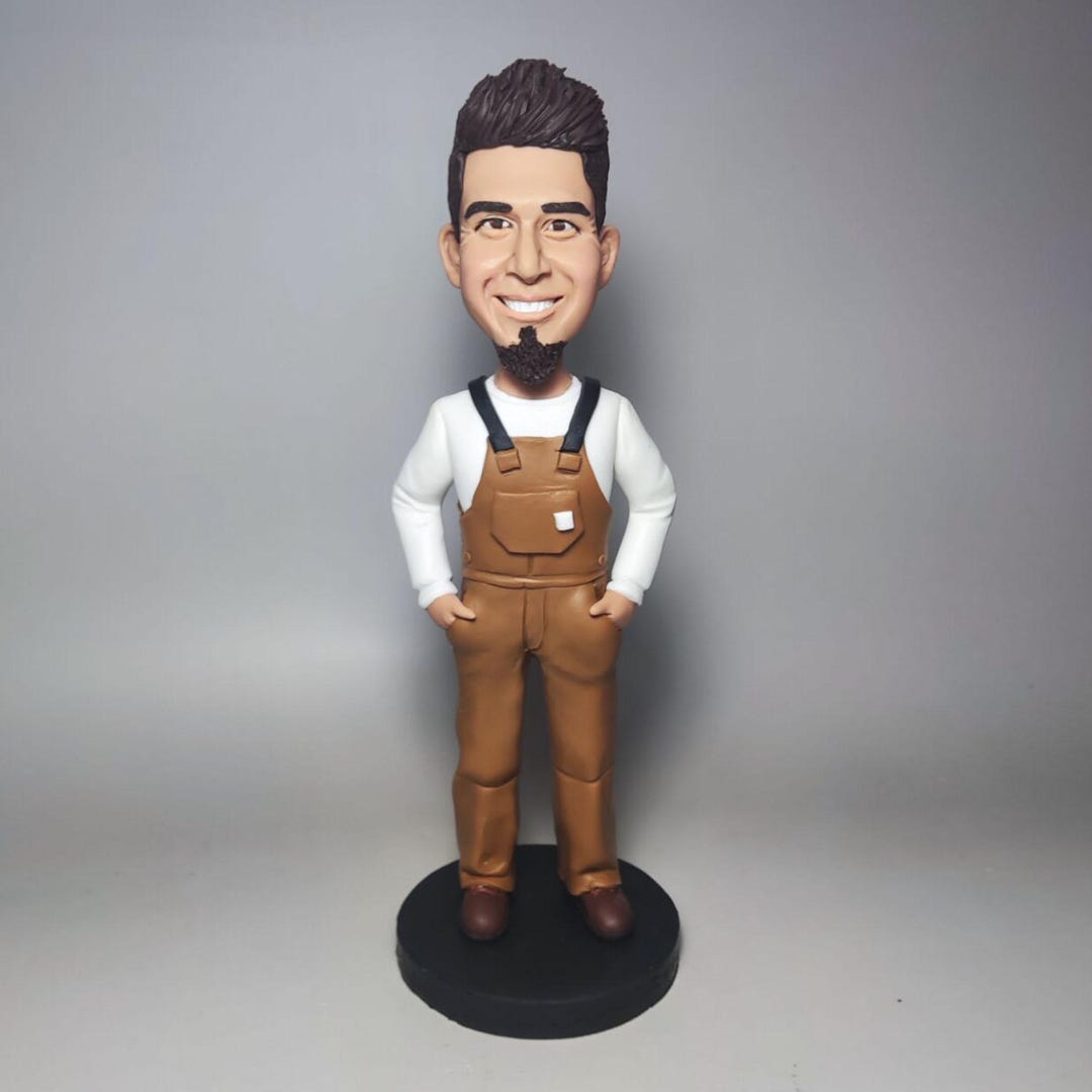Man Bobble Head Custom, Personalized Birthday Bobblehead for Dad ...