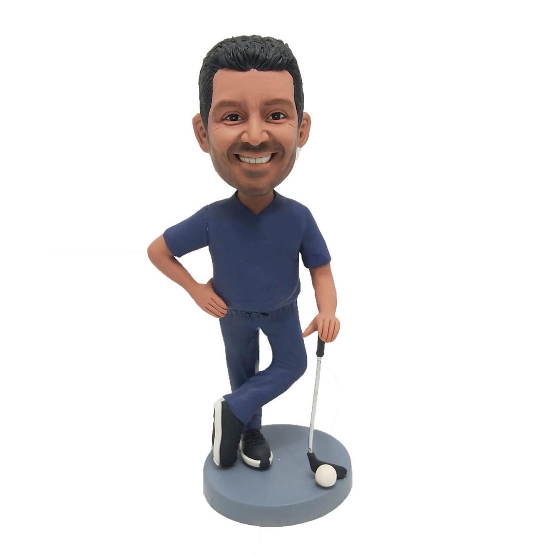 Custom Bobbleheads for Golf Fan, Personalized Golf Gifts for Him ...