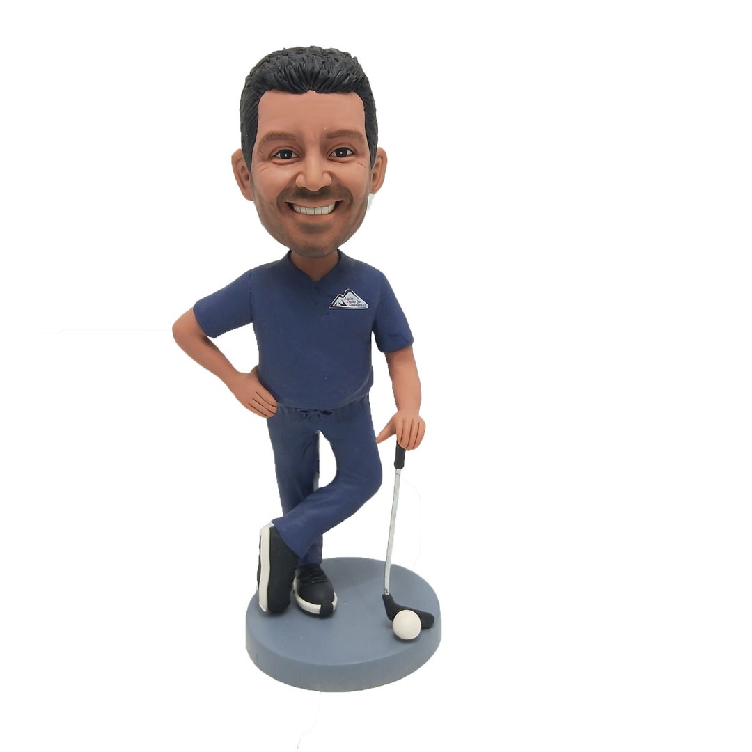 Custom Bobbleheads for Golf Fan, Personalized Golf Gifts for Him ...